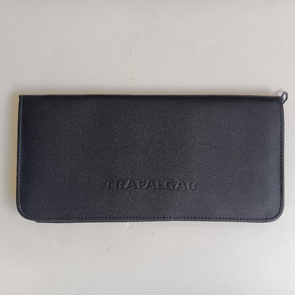 Trafalgar | Bags | Trafalgar Tours Navy Blue Passport Zip Around Travel ...
